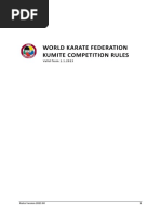 WKF Kumite Rules 2024 Overview | PDF | Referee | Clothing