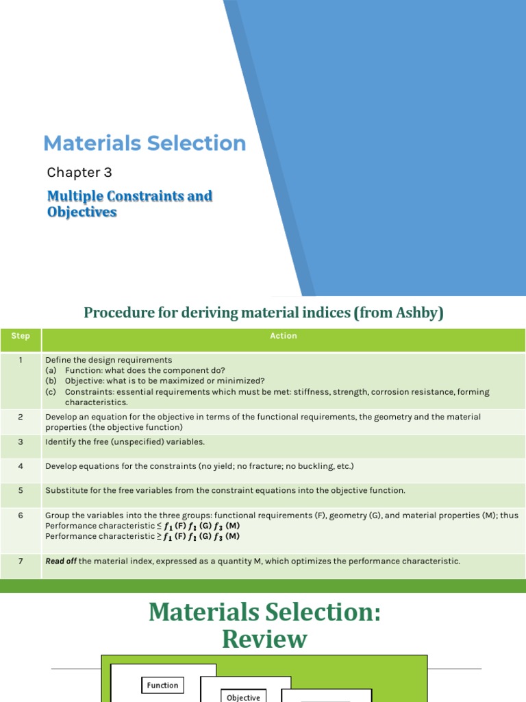 Chapter 3 Multiple Constraints and Objectives | PDF | Physical Sciences ...