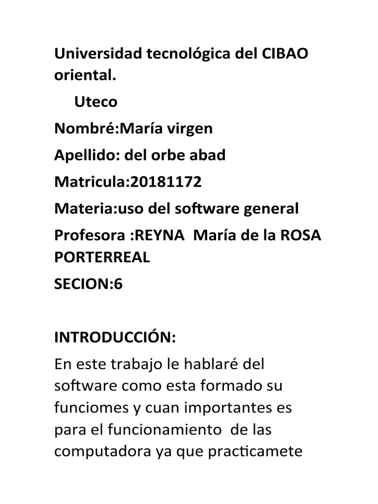 Sofware de Uso General | Descargar gratis PDF | Software | Programa de computadora