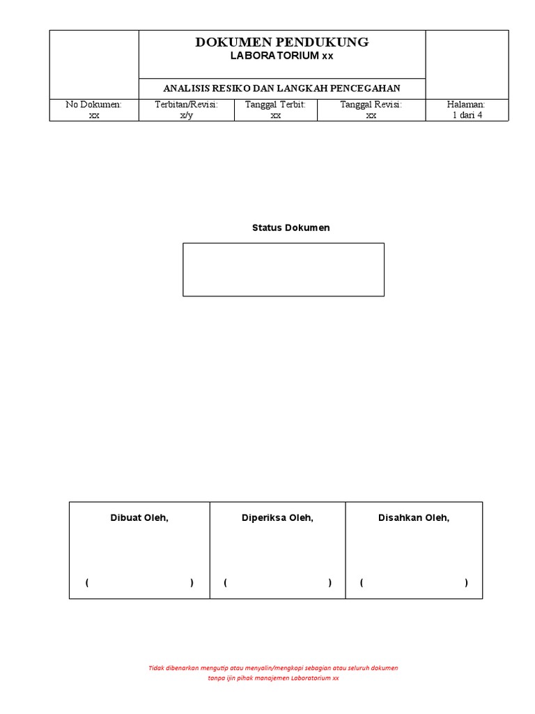 03. Analisis Resiko Ketidakberpihakan Dan Langkah Pencegahan | PDF