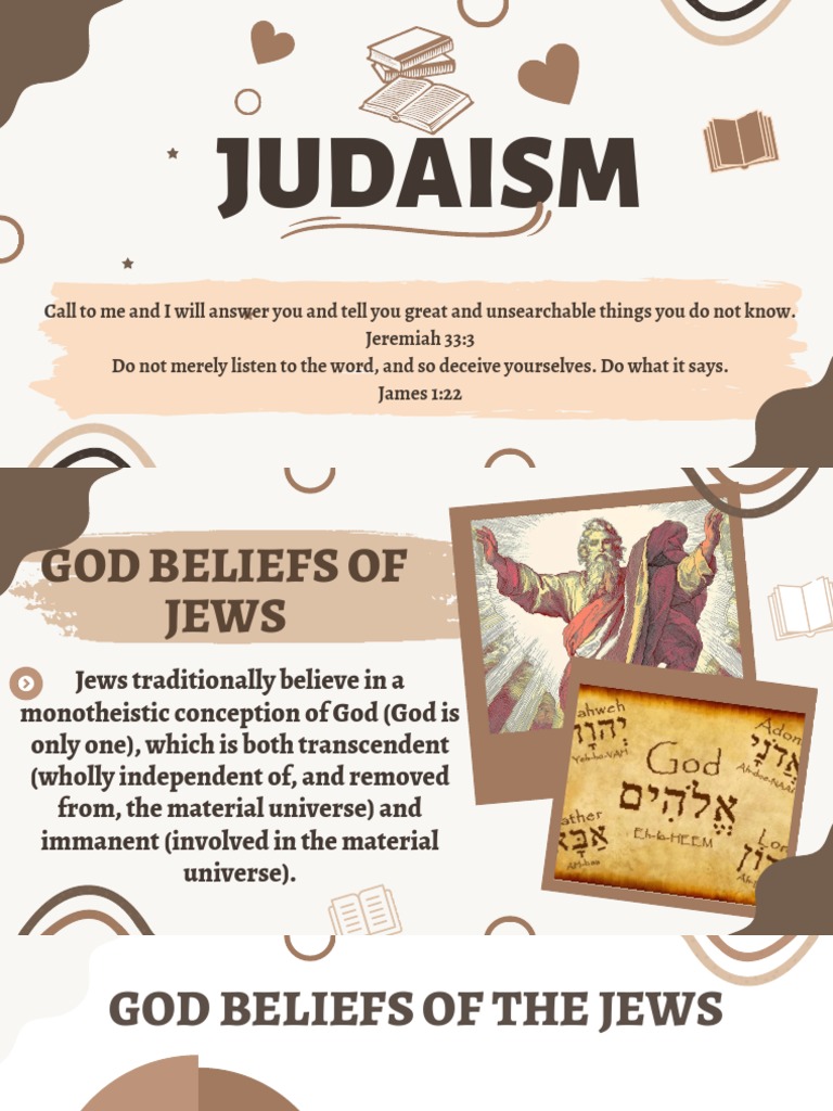 World Religion - Judaism | PDF | Jewish Prayer | Jewish Holidays