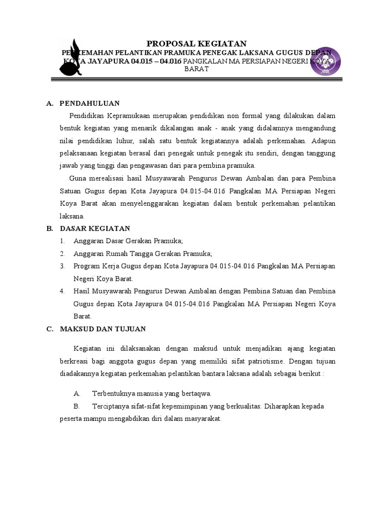 Proposal Kegiatan | PDF
