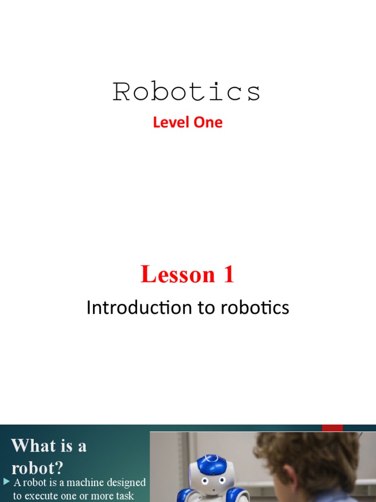 Robotics Level 1 V2 Pdf Data Type Boolean Data Type 9587