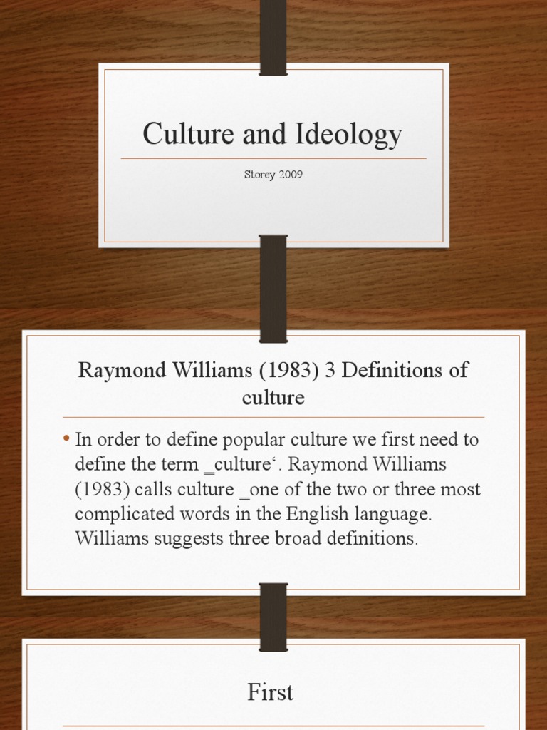 Culture and Ideology | PDF | Ideologies | Philosophical Movements