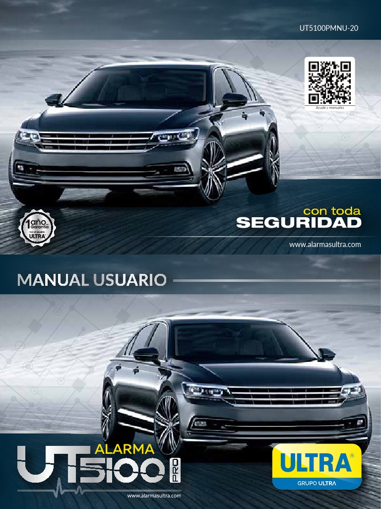 Manual de Usuario Alarma UT 5100 Pro | PDF | Control remoto | Diodo ...