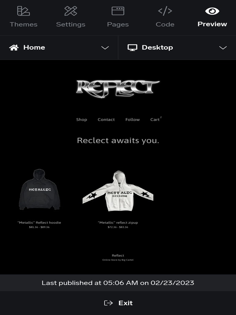 Big Cartel - Design | PDF