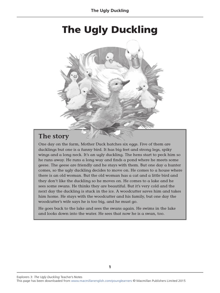 EXP L3 Duckling Teachers Notes Text 0 | PDF | The Ugly Duckling ...