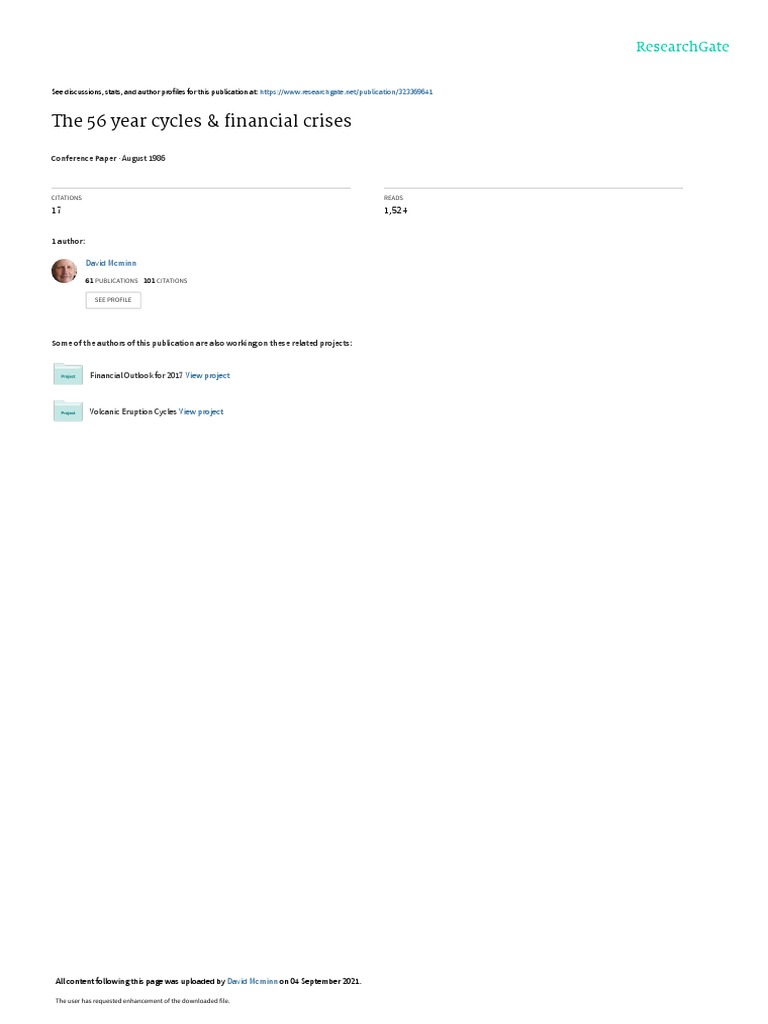 Cycles & Financial Crises | PDF | Solar Eclipse | Business Cycle