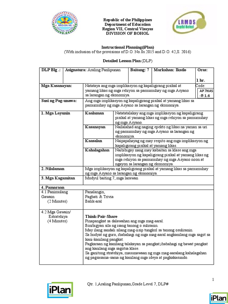 AP 7 I-PLAN 6.doc Version 1 | PDF