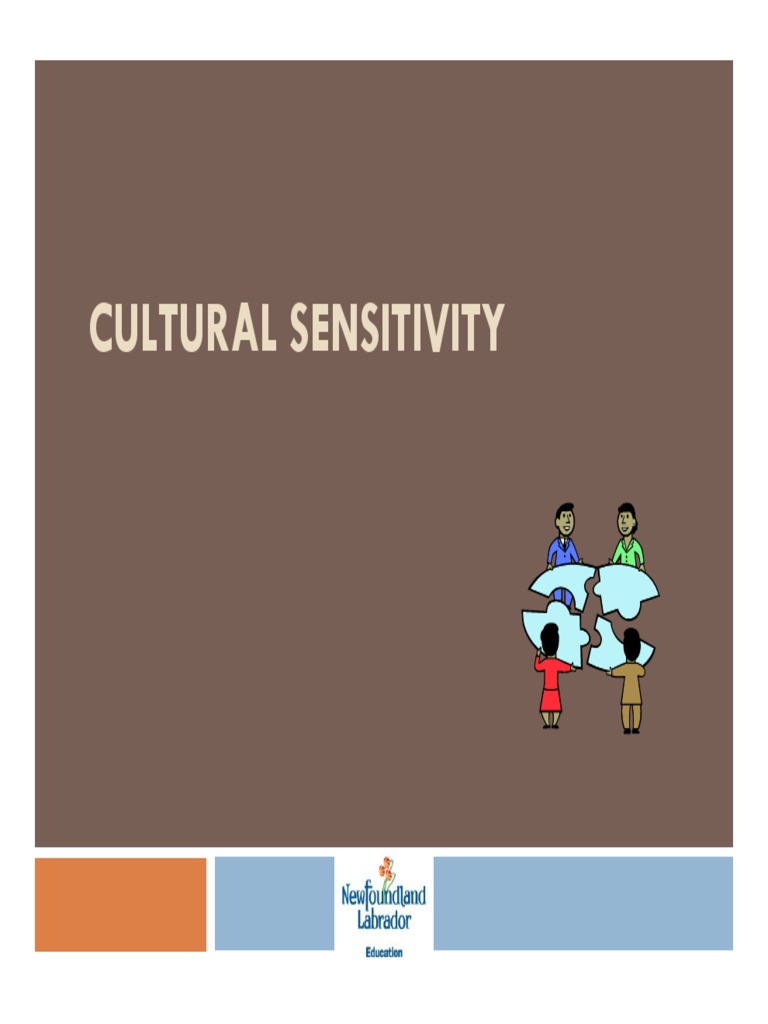 Cultural Sensitivity PDF Lecture Note | PDF | Communication ...