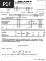 Indane Gas New Connection Application Form PDF | PDF | Access Control ...