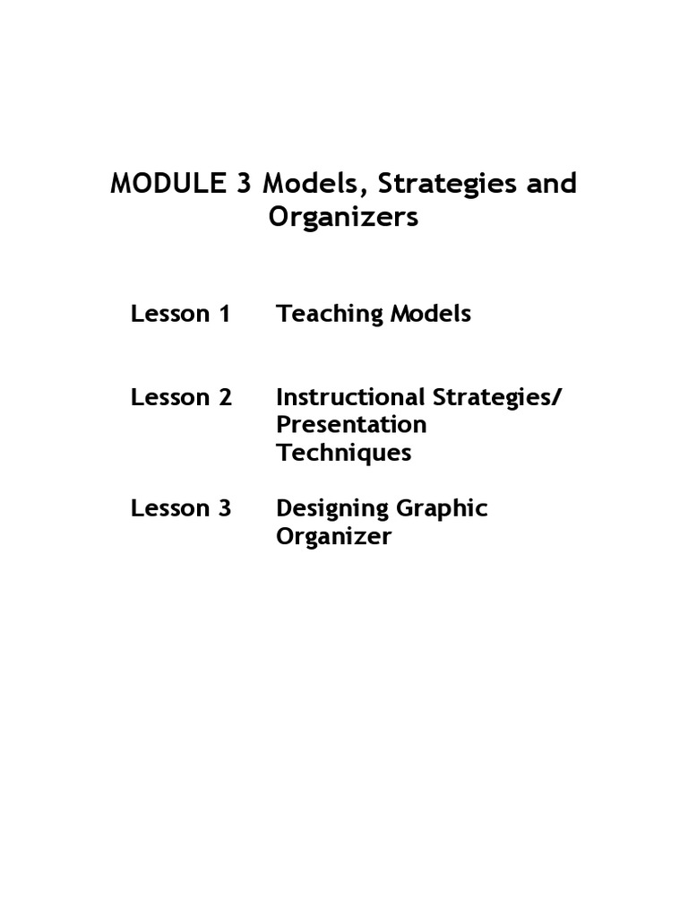 Module 3 | PDF | Inquiry Based Learning | Learning