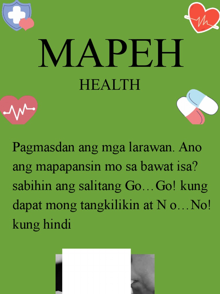 MAPEH Health w1 | PDF