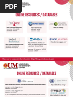 Access UoM e-Library Guide | PDF | Career & Growth | Business