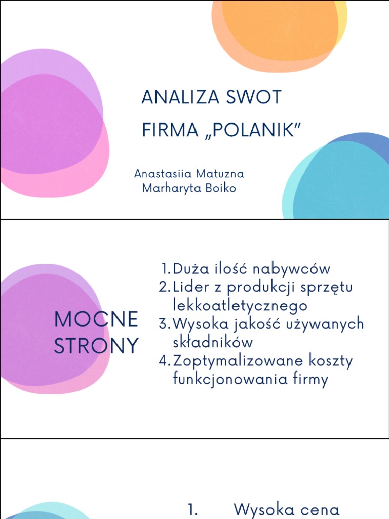 Analiza SWOT | PDF