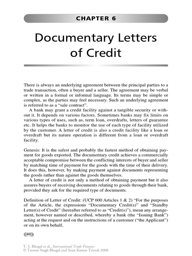 Documentary Letters | PDF | Letter Of Credit | Credit Card