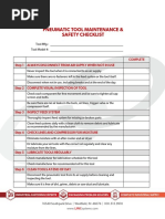 Compressed Gas Cylinder Checklist | PDF