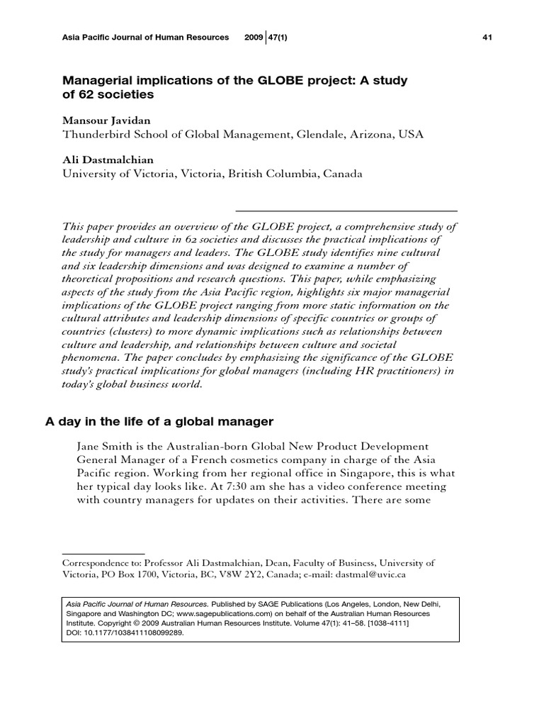 Case Article On Cross Cultural Management | PDF | Leadership | Singapore