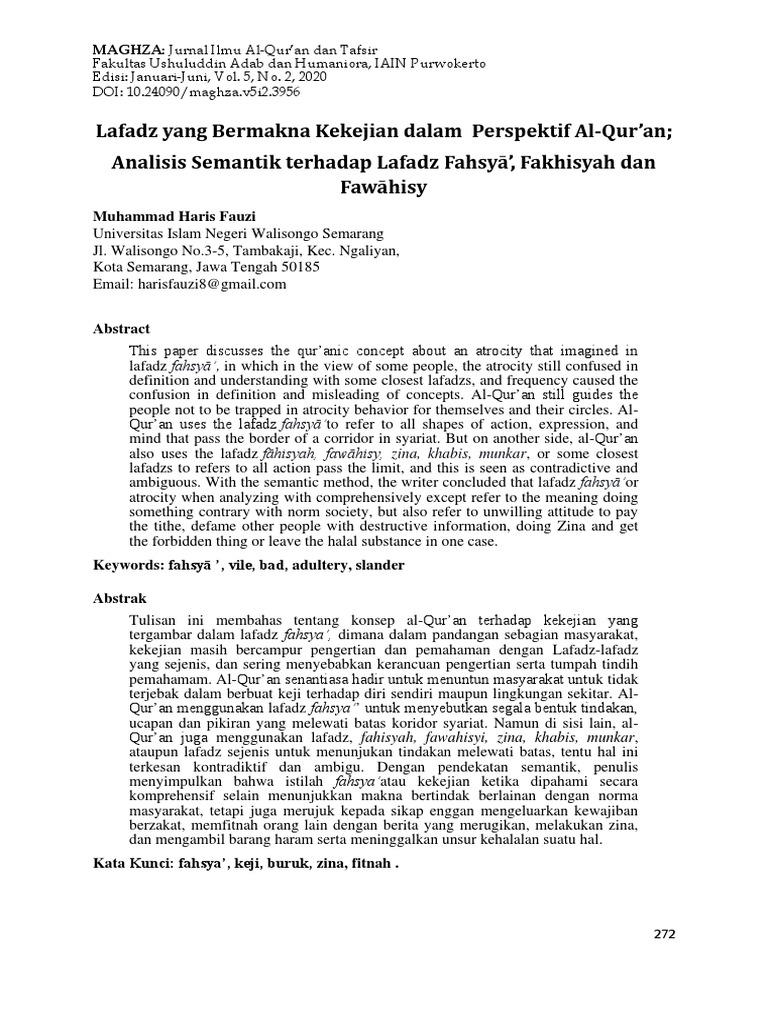 Labib,+Journal+Editor,+8.+Haris+Fauzi Lafadz+Kekejian+New | PDF