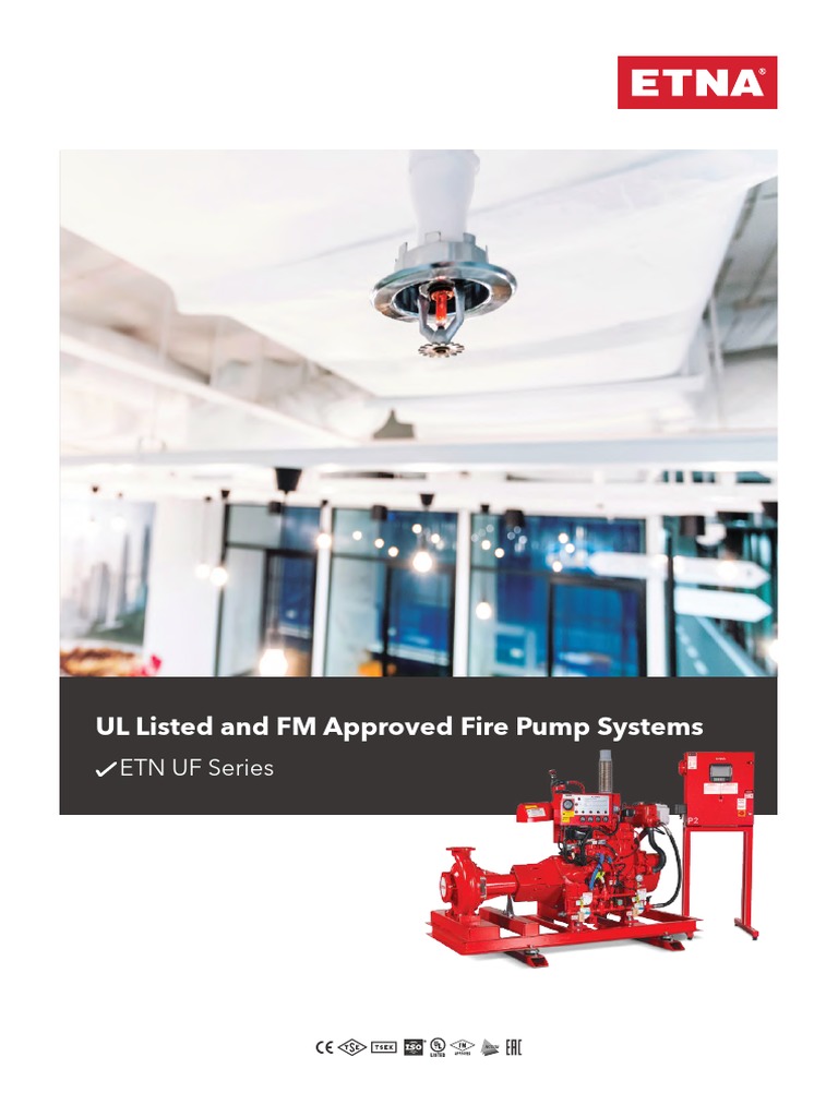 Etna UL Listed and FM Approved Fire Pump Systems Commercial Leaflet ...