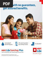 HDFC Life Sanchay Par Advantage Plan | PDF | Insurance | Life Insurance