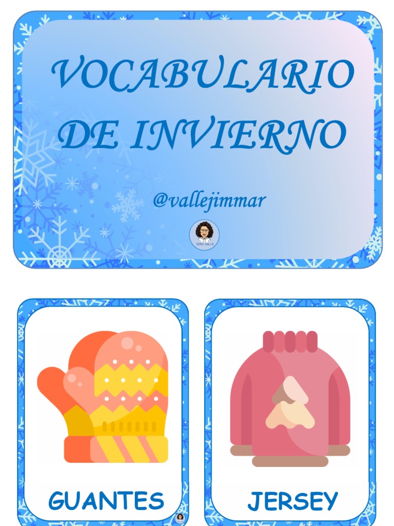 Invierno: Ropa y Actividades | PDF