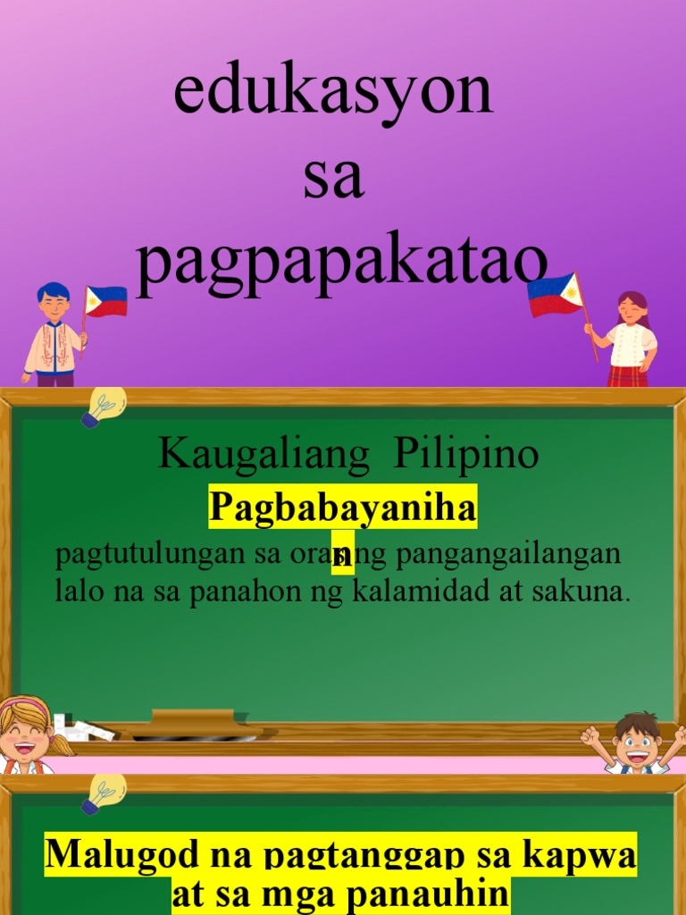 Edukasyon Sa Pagpapakatao Week 1 | PDF