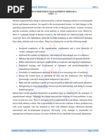 HRM Short Notes | PDF | Human Resource Management | Human Resources