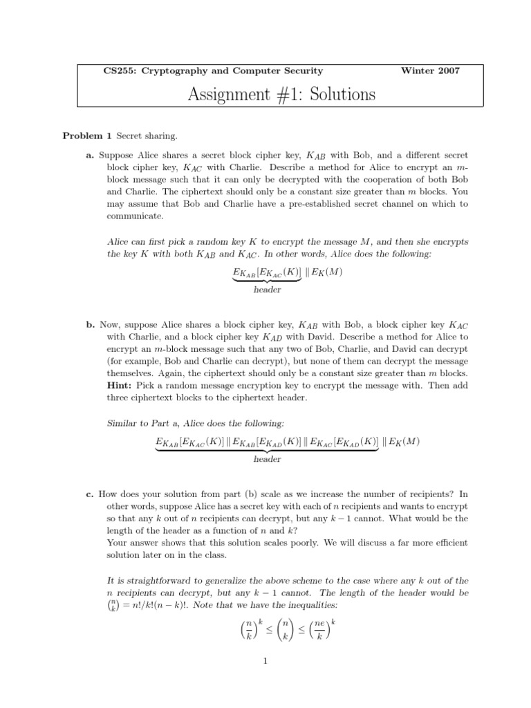 Homework 1 Lista 2 Pdf Encryption Cryptography