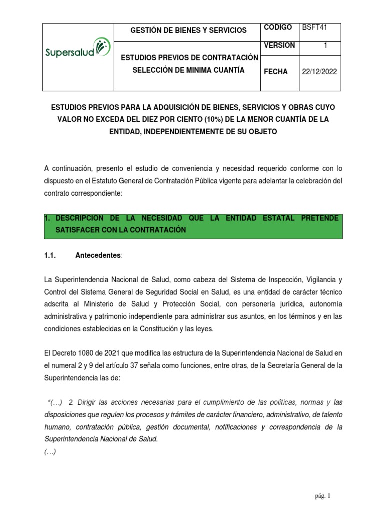 Estudios Previos SNS-MC-2-2023 | PDF | Producto Interno Bruto | Economias