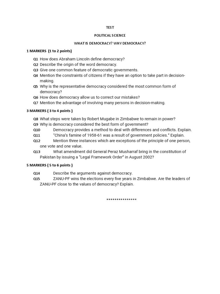 Arguments Against Democracy Explained | PDF