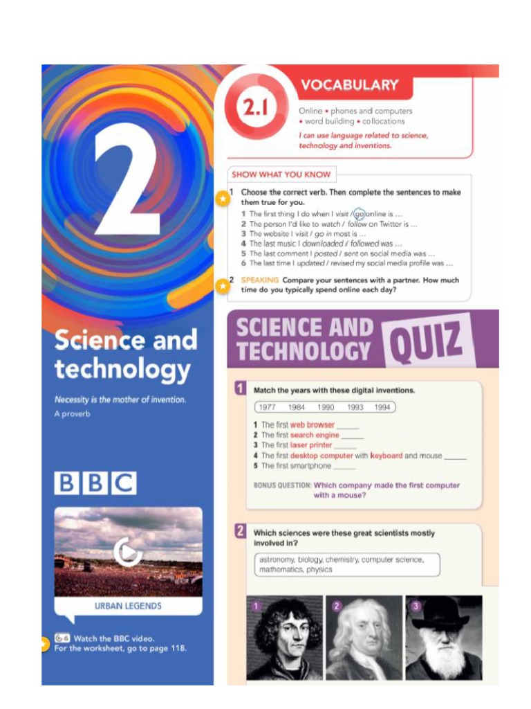 Focus U2 Science Technology | PDF