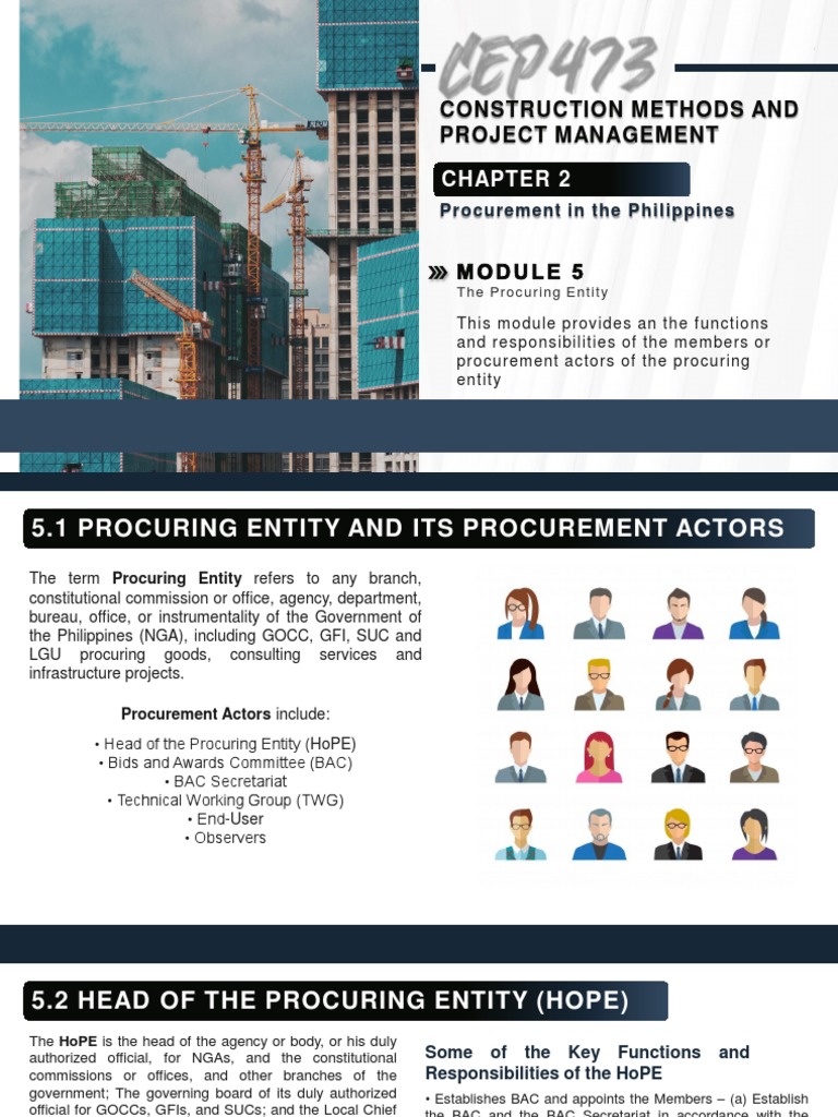 The Procuring Entity | PDF | Procurement | Business