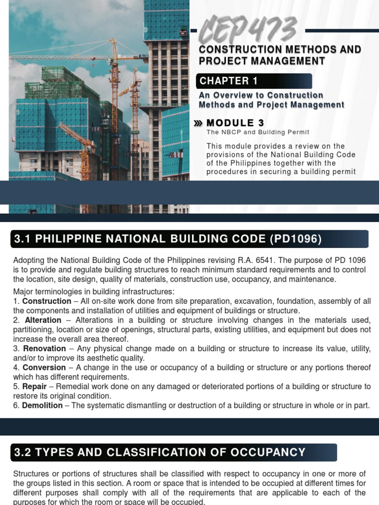 The NBCP and Building Permit | PDF | Building | Wall