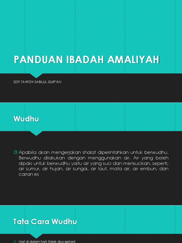 Panduan Ibadah Amaliyah. | PDF | Agama & Spiritualitas