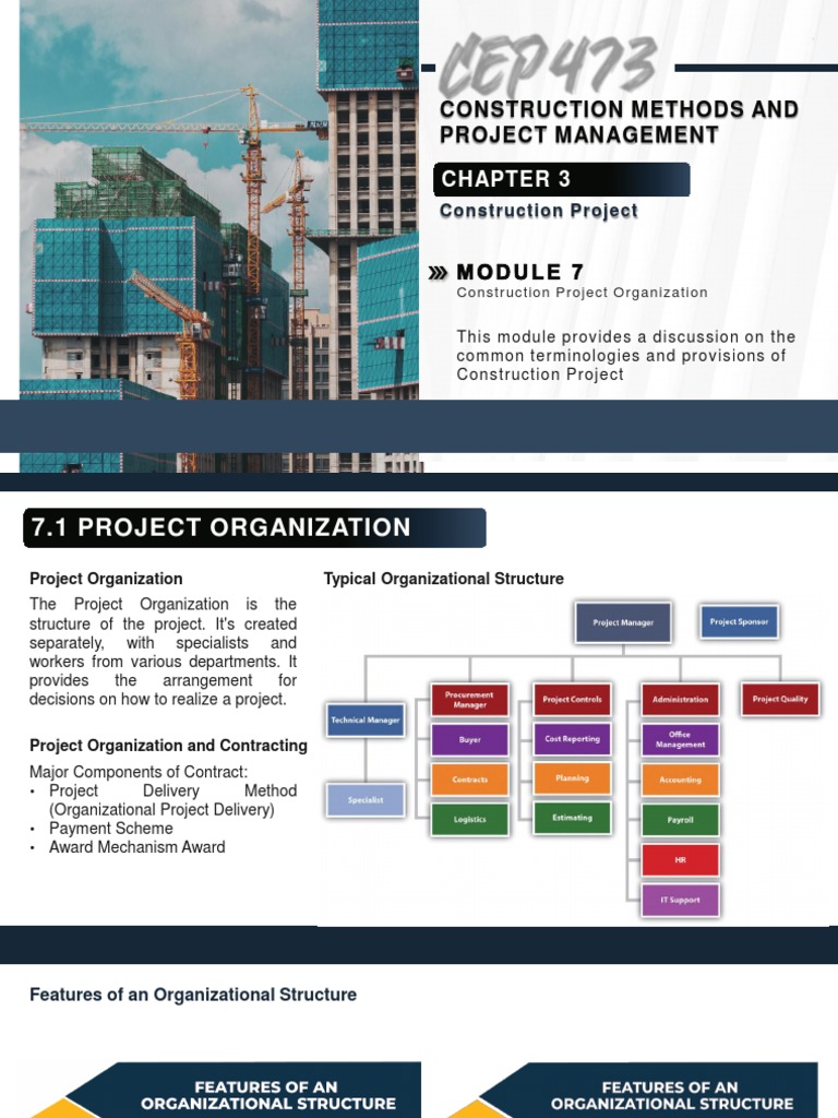 Construction Project Organization | Download Free PDF | Construction ...