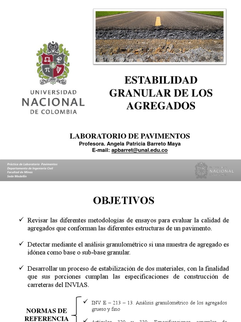 LABORATORIO 1. Estabilidad Granular e Indice de Forma | PDF ...