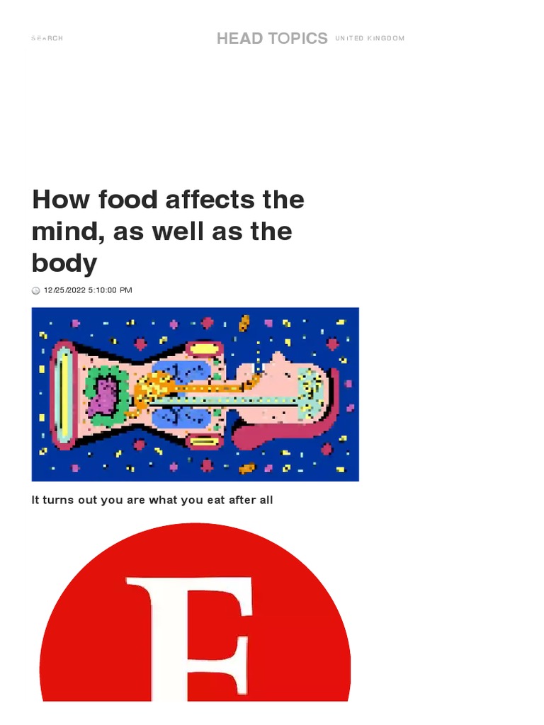 How Food Affects The Mind, As Well As The Body-The Economist | PDF ...