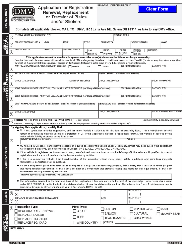 Application For Registration | PDF