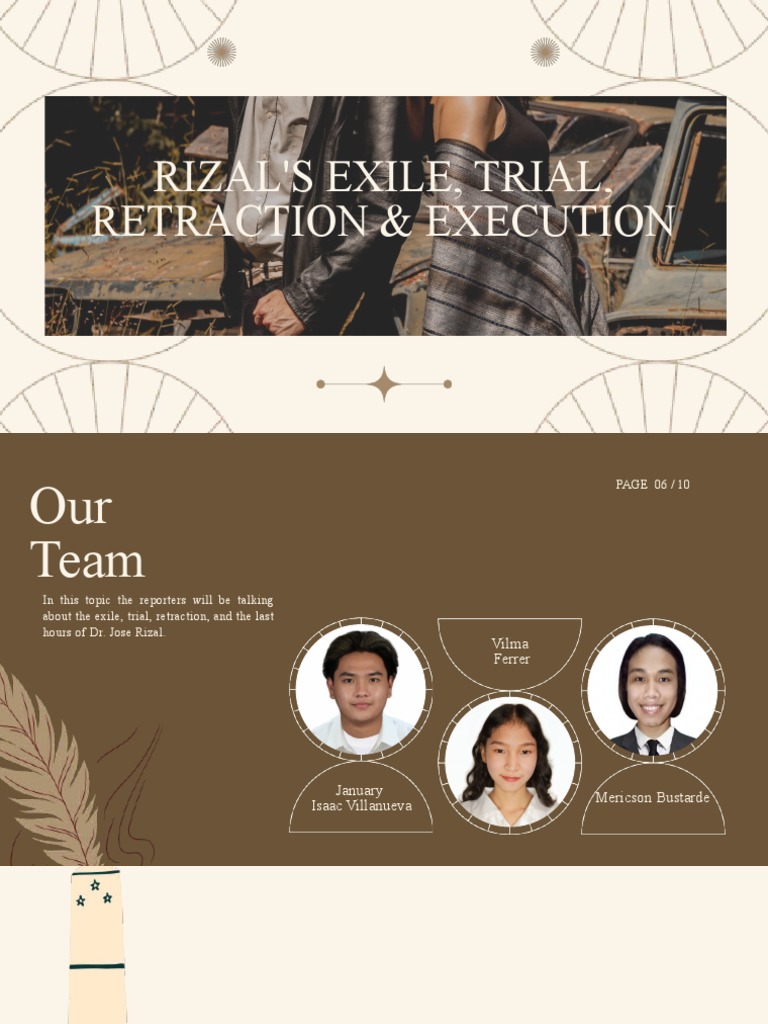 Ge 9 Rizals Exile Trial Retraction Execution PPT Updated | PDF