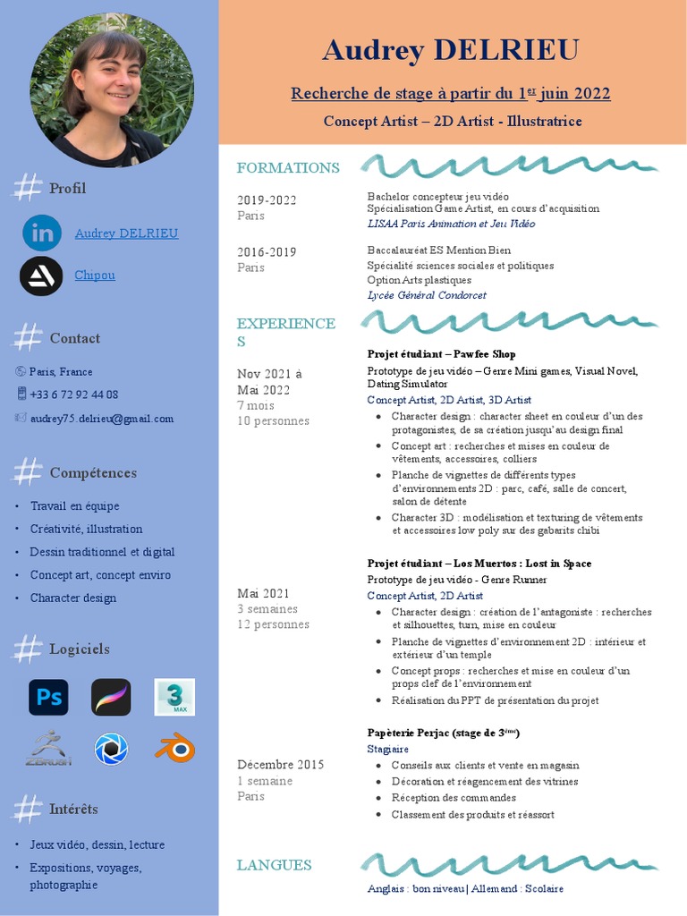 CV Audrey Delrieu | PDF
