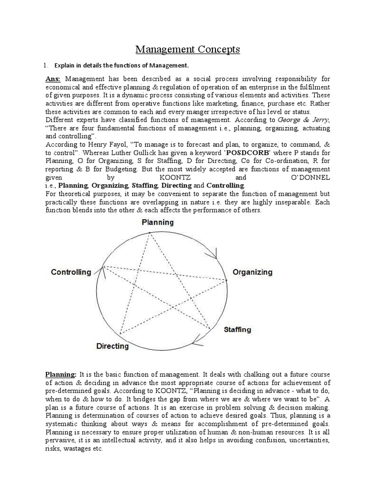 Management Concepts | PDF | Human Resources | Return On Investment
