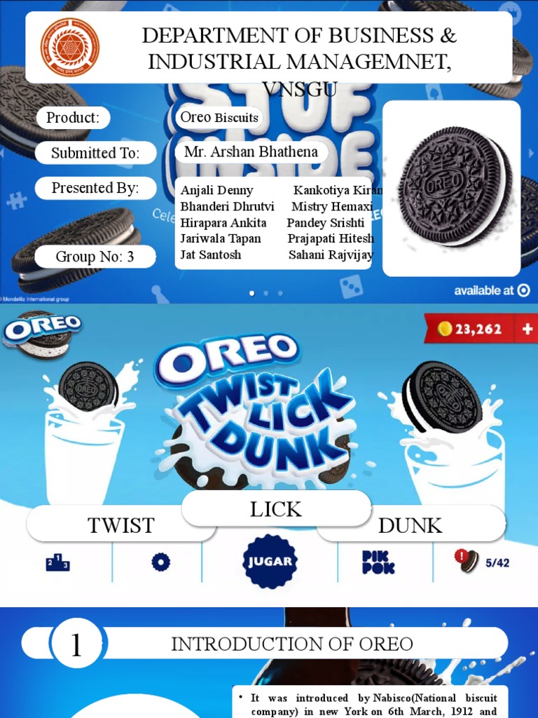 Oreo Biscuits Marketing Report | PDF | Market Segmentation | Marketing