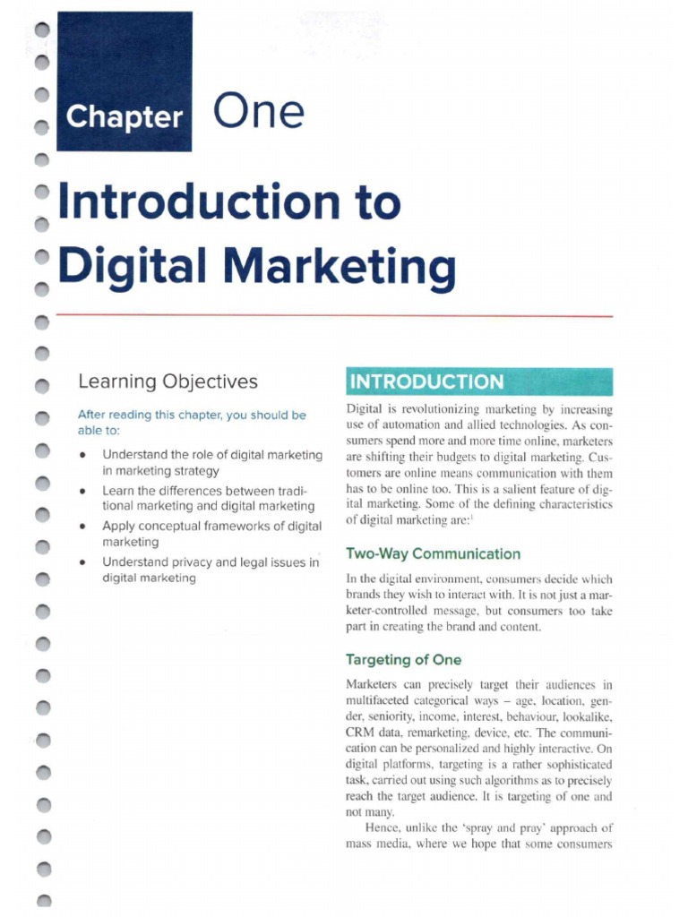Introduction To Digital Marketing | PDF
