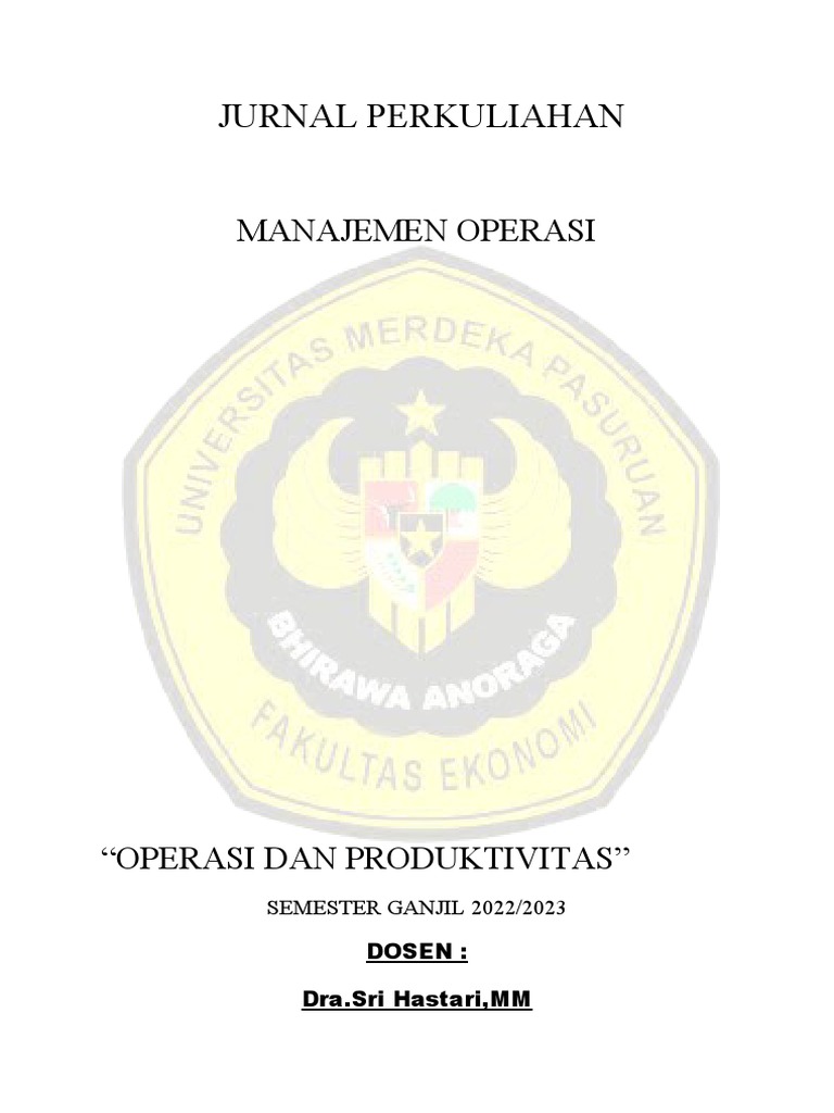 Jurnal Perkuliahan | PDF | Karier & Perkembangan | Pengembangan Diri