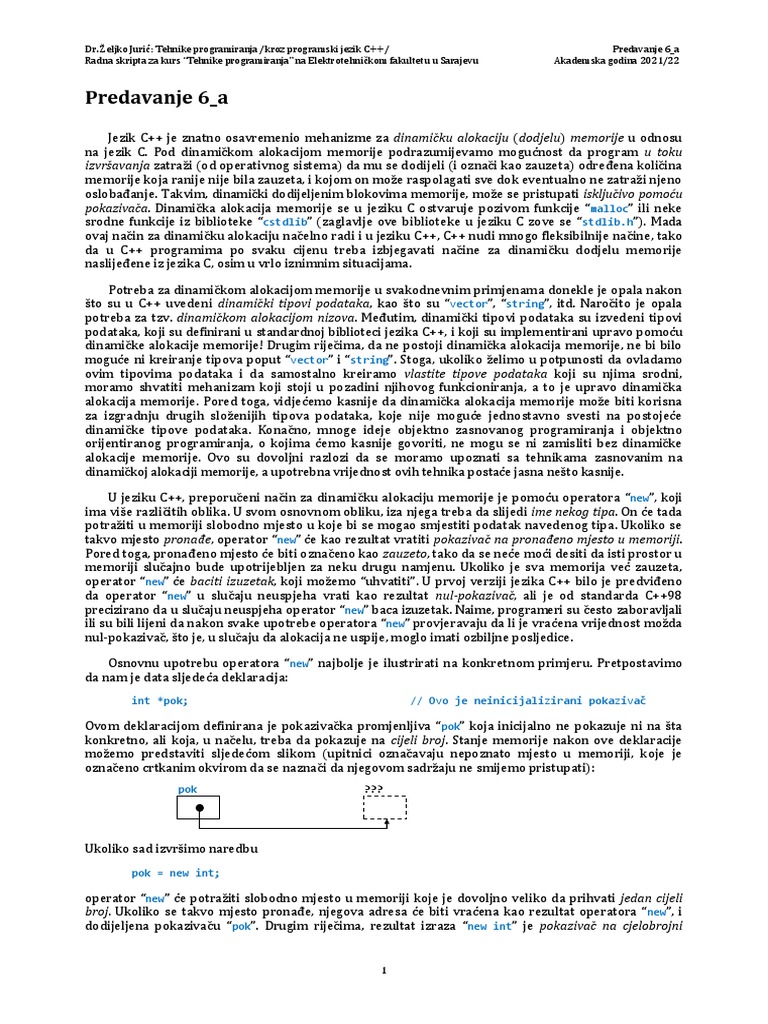 Dinamicka Alokacija | PDF