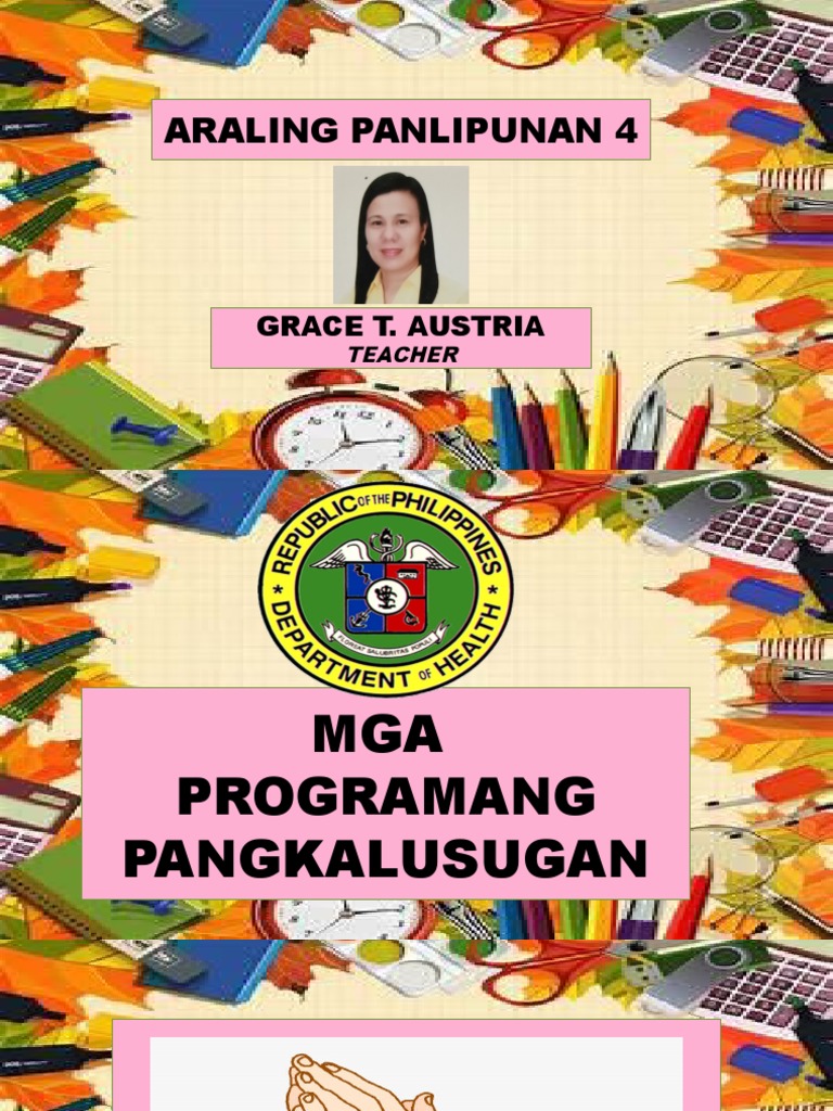 1st COT AP4-PROG - KALUSUGAN Final | PDF