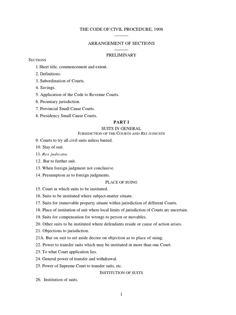 Civil Procedure Code Guide | PDF | Service Of Process | Lawsuit