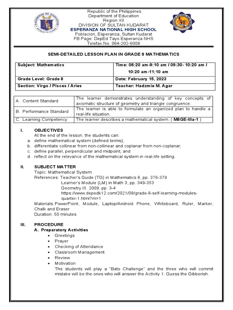 Mathematical System | PDF | Axiom | Mathematics