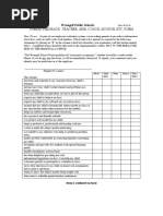 School Feedback Form For Parents Sample PDF | PDF